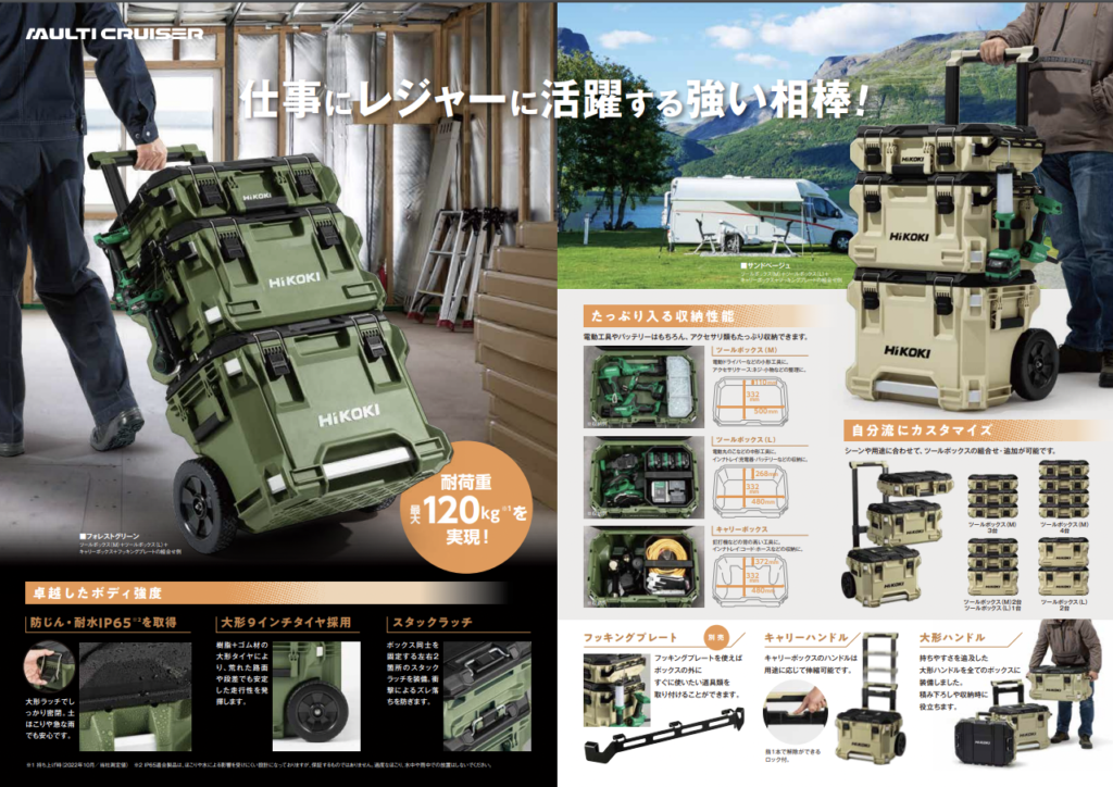 HiKOKI MULTI CRUISER（マルチクルーザー） | ニッシン楽働館の新ホームページです！